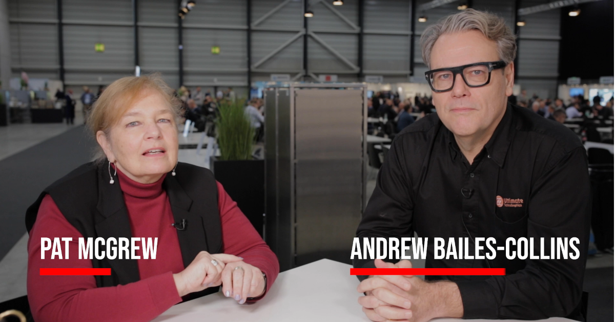 Pat McGrew de WhatTheyThink et Andrew Bailes-Collins discutent de l ...